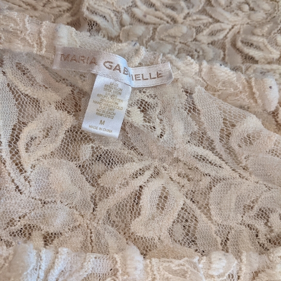 Maria Gabrielle | Dresses | Maria Gabrielle Lace Blouse | Poshmark